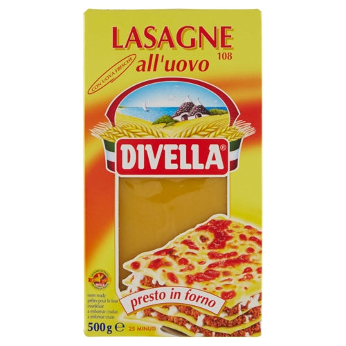 Divella Lasagne All'uovo Gr 500 – Ambrogio Food